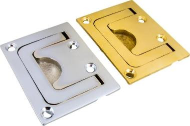 Brass Heavy Duty LIFT Handle - 3X2-3/16 (222426-1) - McDurmon Distributing