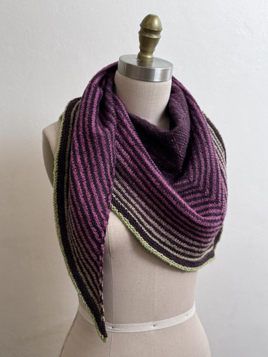 Yarn Kit @ Wonderland Yarns: Between the Lines Shawl Kit