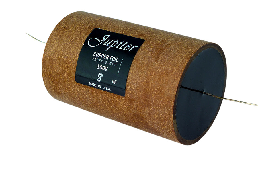 Purchase Jupiter Capacitor 8uF 100Vdc Copper Foil Paper & Wax Series
