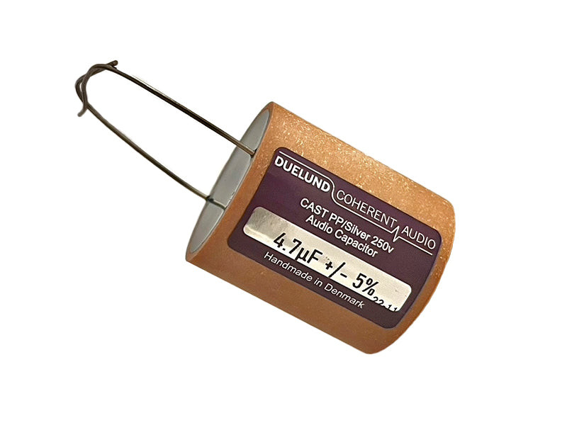 Duelund Capacitor 4.7uF 250Vdc CAST PP Silver Hybrid Series Metalized ...