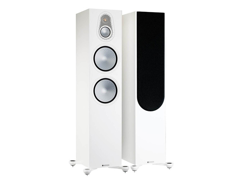 Get Monitor Audio Silver 500 Series (7G) Floorstanding Speakers Satin White