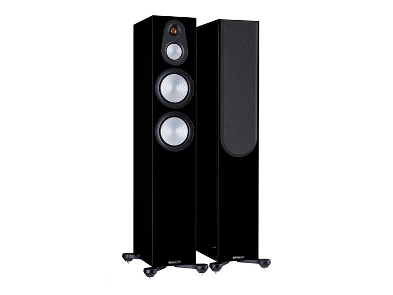 Monitor Audio Silver 300 Series (7G) Floorstanding Speakers Black Gloss