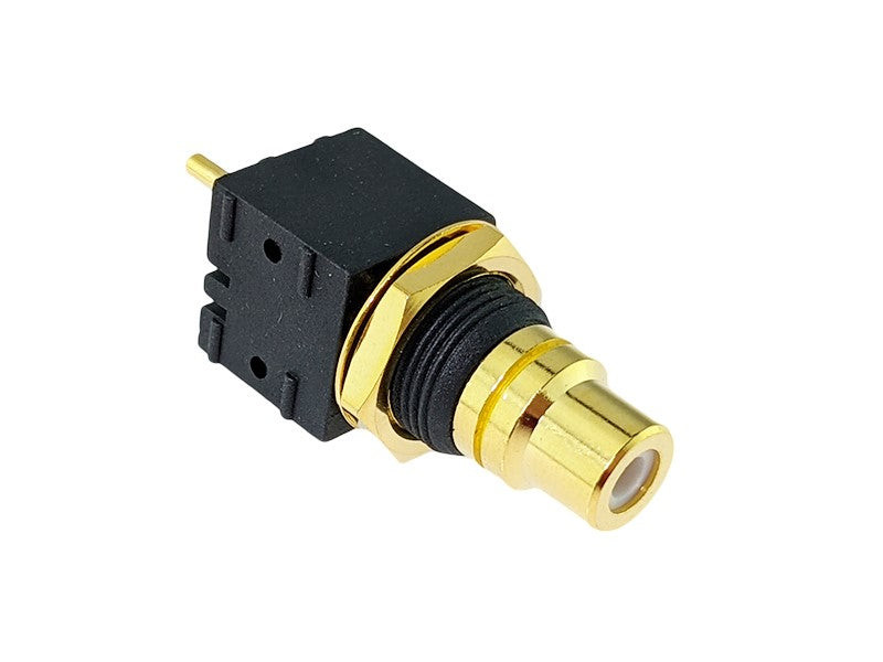 Vampire Connector PCB2F/S Series Straight RCA Female Jack (Yellow only ...