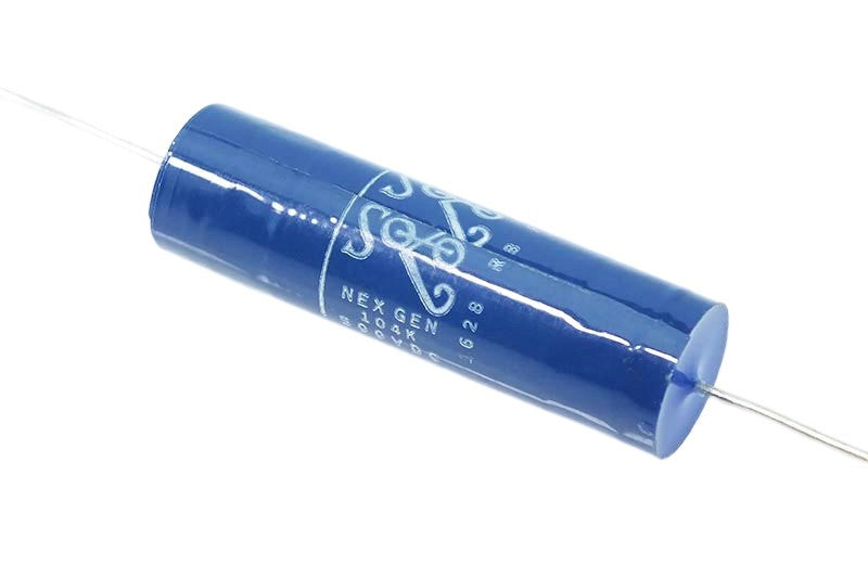 Sozo Capacitor 0.1uF 500Vdc Blue Molded Vintage Series Polyester