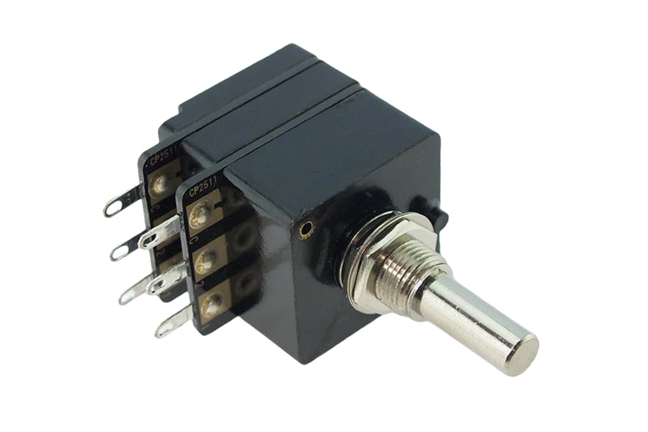 TKD Potentiometer 100K 2CP-2511 Series Stereo Conductive Plastic Volume ... TKD Potentiometer 100K 2CP-2511 Series Stereo Conductive Plastic Volume ...