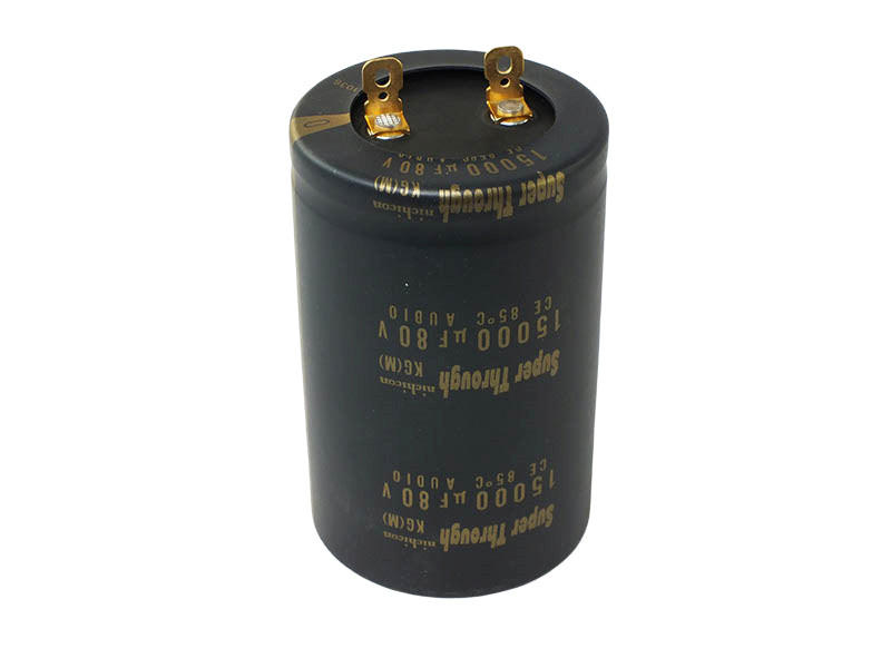 Nichicon Electrolytic Capacitor 15000uF 80Vdc KG Super Through Series ...
