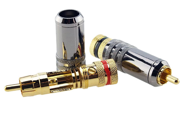 Buy ConneX Connector RCA Male Plugs ''WBT'' Screw Style