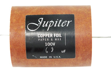Shop Jupiter Capacitor 6.8uF 100Vdc Copper Foil Paper & Wax Series