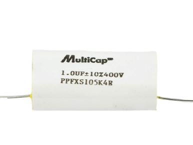 Get MultiCap Capacitor 1.0uF 400Vdc PPFXS Series Polypropylene Tin Foil