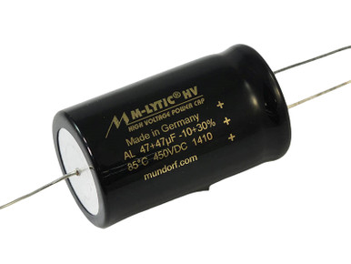 Get Mundorf Electrolytic Capacitor 47+47uF 450Vdc MLytic® HV Series ...