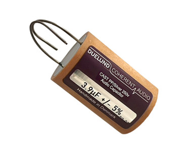 Duelund Capacitor 3.9uF 250Vdc CAST PP Silver Hybrid Series Metalized ...