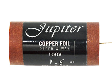 Purchase Jupiter Capacitor 1.5uF 100Vdc Copper Foil Paper & Wax Series