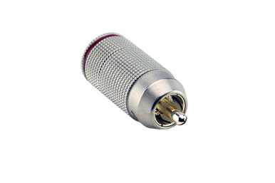 Audio Note AN P RCA Plug 10mm Silver Plated Red