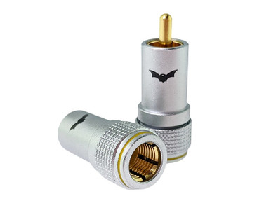 Vampire Connector C9X/Y Series Co-Axial RCA Male Plug (Satin/Yellow ...