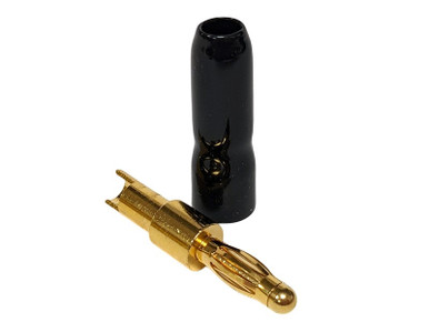 Vampire Connector B12 Series Male Banana Plug (Black only), 10-12awg