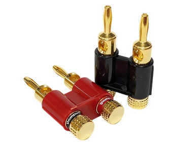 Vampire Connector BD Series Dual Male Banana Plug, 6 awg