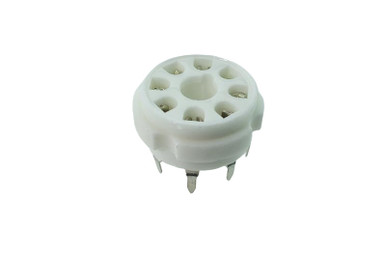 Socket 8 Pin Ceramic PCB GZC8-Y2 Silver Tube Socket