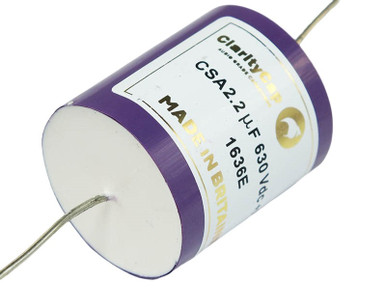ClarityCap Capacitor 2.2uF 630Vdc CSA Series Metalized Polypropylene