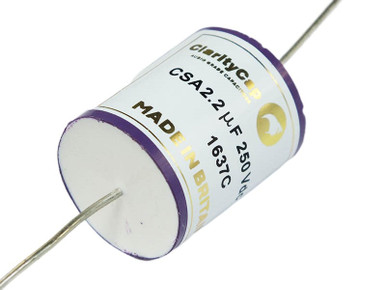 ClarityCap Capacitor 2.2uF 250Vdc CSA Series Metalized Polypropylene