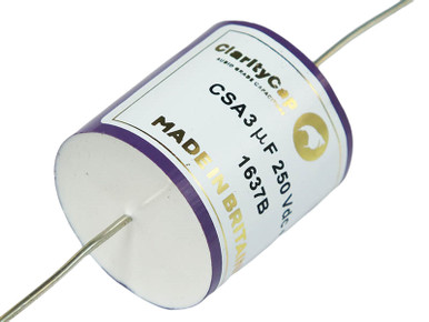 ClarityCap Capacitor 3uF 250Vdc CSA Series Metalized Polypropylene