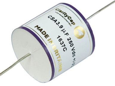 ClarityCap Capacitor 3.9uF 250Vdc CSA Series Metalized Polypropylene