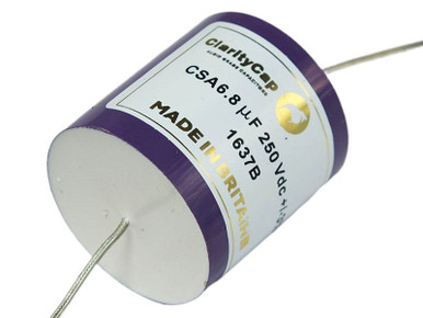 ClarityCap Capacitor 6.8uF 250Vdc CSA Series Metalized Polypropylene