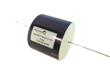ClarityCap Capacitor 100uF 250Vdc CSA Series Metalized Polypropylene