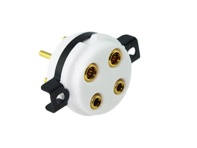 ConneX Socket 4 Pin Ultra-Premium Ceramic Gold Plated Machined Pins ...