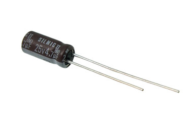 Elna Electrolytic Capacitor 4.7uF 25Vdc RFS Series Radial