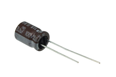 Elna Electrolytic Capacitor 3.3uF 100Vdc RFS Series Radial