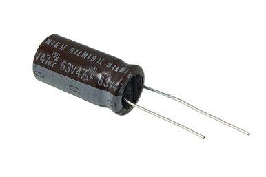 Elna Electrolytic Capacitor 47uF 63Vdc RFS Series Radial