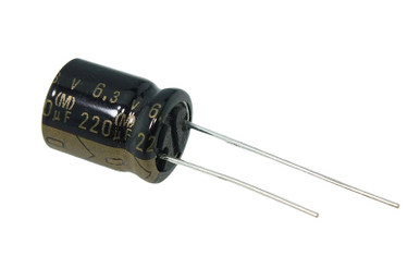 Elna Electrolytic Capacitor 220uF 6.3Vdc ROA Series Radial