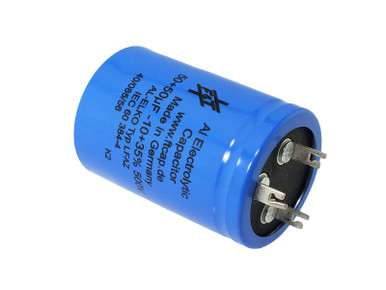 F&T Electrolytic Capacitor 50+50uF 500Vdc LFAZ Series Multi-Section Axial