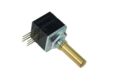 TKD Potentiometer 10K 2CP-601S Series 6R25 Log Taper Stepped