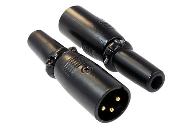 Vampire Connector XLR-M Series XLR Male Plug, 10mm Opening