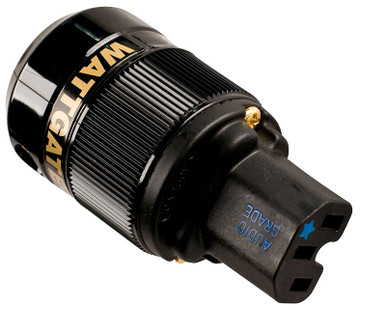 Wattgate Connector 350i Au Female IEC Plug Classic Series Black