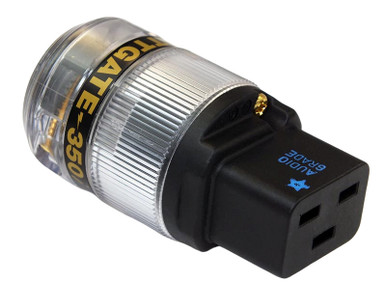 Wattgate Connector 350i HC Au Female IEC Plug Classic Series Clear