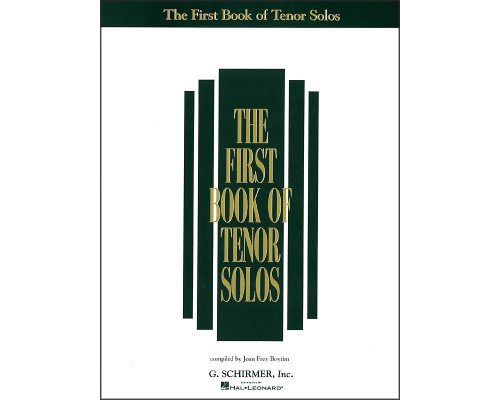 The First Book of Tenor Solos Vocal Collection by Joan Frey Boytim