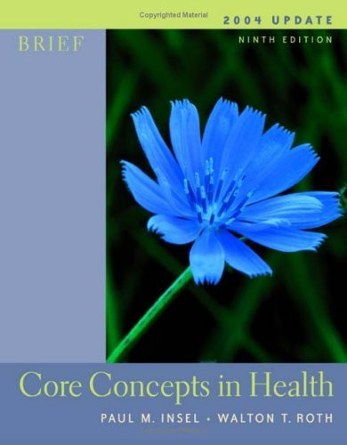 Connect Core Concepts In Health - Paul M Insel