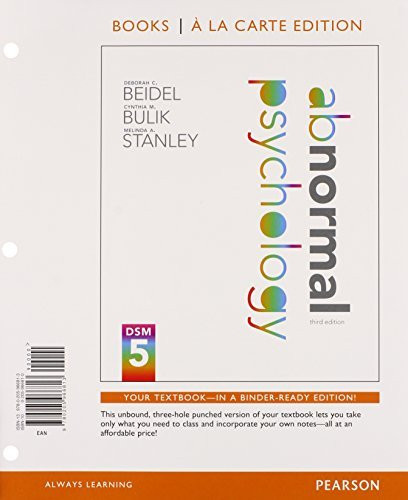 Abnormal Psychology / Deborah Beidel