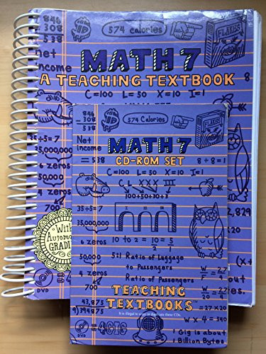 Teaching Textbooks Math 7 Complete Set by Greg Sabouri