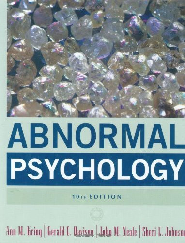 Abnormal Psychology Ann Kring - American Book Warehouse