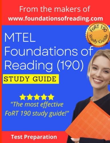 MTEL Foundations of Reading 190 Study Guide: Test Preparation by Prep ...
