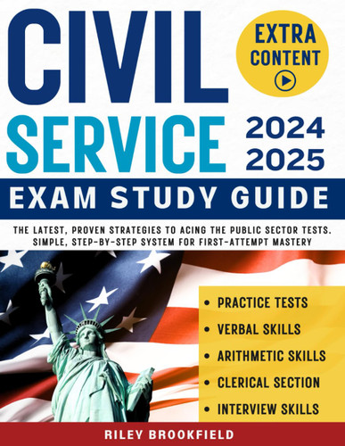 Civil Service Exam Study Guide by Riley Brookfield - American Book ...