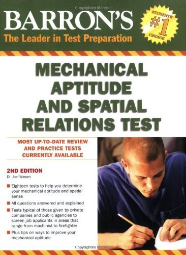 Barron's Mechanical Aptitude and Spatial Relations Test by Dr Joel ...