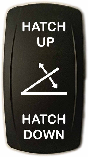 Laser Etched Hatch Open / Close Rocker