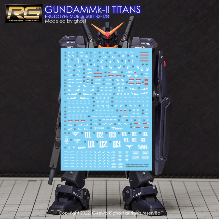 RG RX-178 MK-II Gundam [TITANS] - Modeller's Workshop