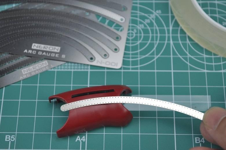 Curved Gauge Stencil A - Modeller's Workshop
