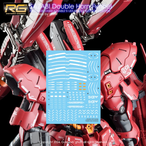 RG Sazabi Double Horn Funnel - Modeller's Workshop