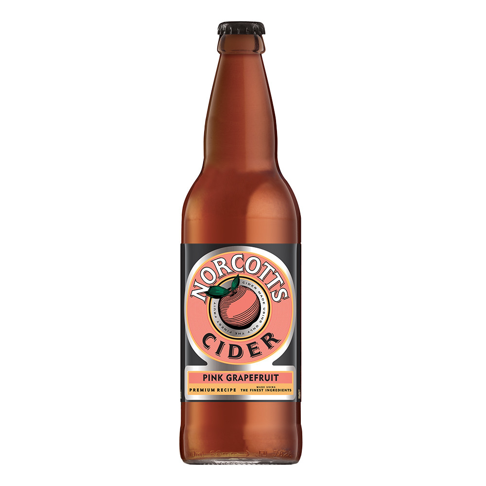 Norcotts Pink Grapefruit Cider 12 x 500ml NRB - LWC eCatalog